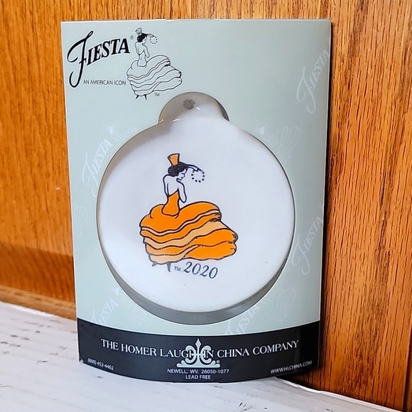 Fiestaware | Holiday | 220 Fiesta Butterscotch Dancing Lady Ornament ...